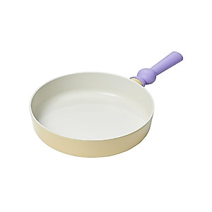 Neoflam Better Finger Macaroon Color Yellow Cast Aluminum Frypan 10 inch Induction (IH)