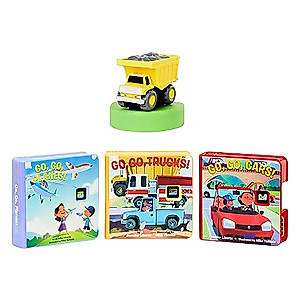 Little Tikes Story Dream Machine Go, Go, Vehicles Story Collection, Storytime, Books, Trucks, Random House, Audio Play Character, Gift and Toy for Toddlers and Kids Girls Boys Ages 3+ Years