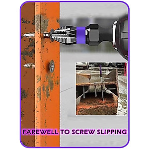 Magnetic Screwdriver Bits - D1 Anti-Slip And Shock-Proof Bits With Phillips Screwdriver Bits - Long Phillips Head Drill Bit - Upgraded High Hardness and Strong Magnetic Bit