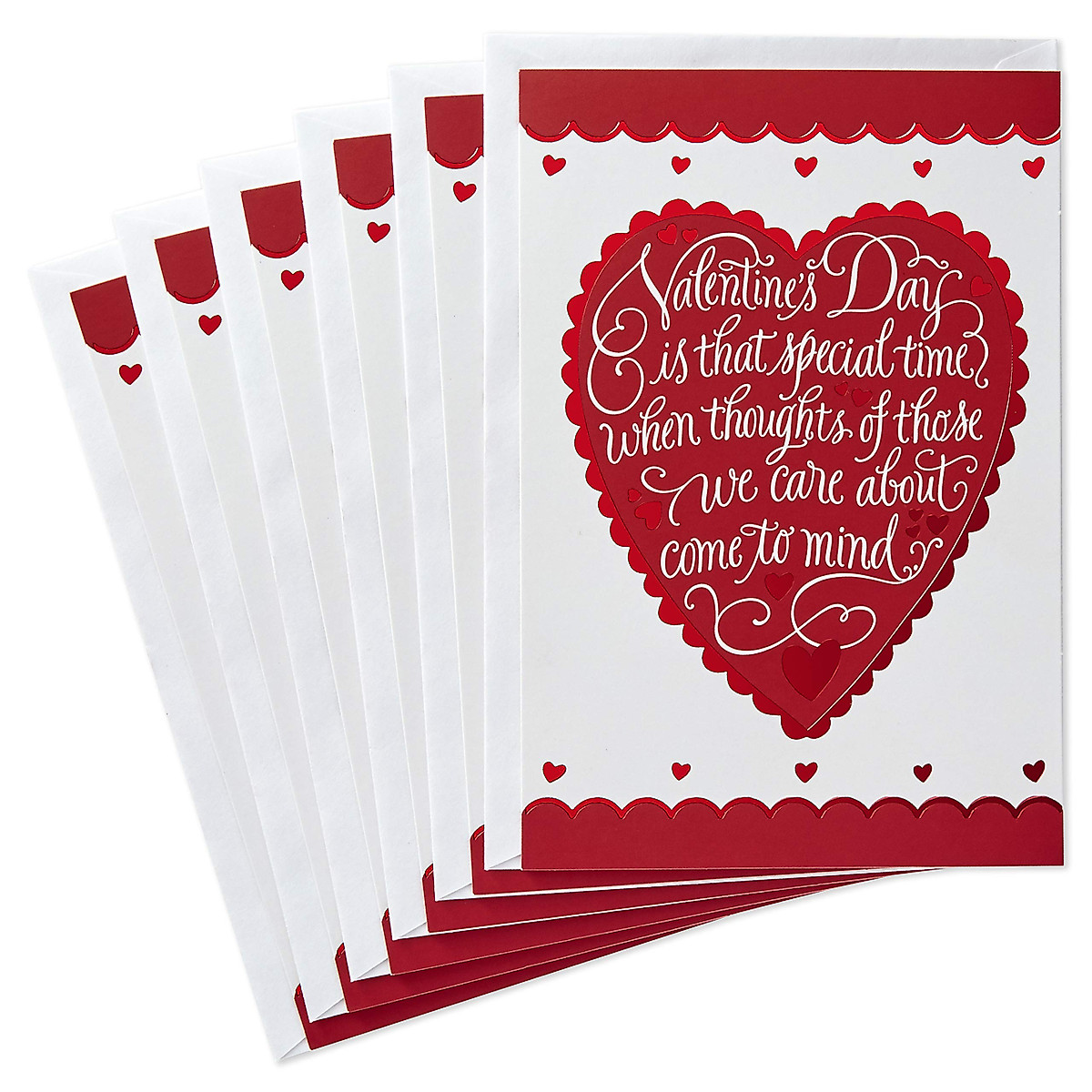 Hallmark Pack of Vintage Valentines Day Cards, Valentine Greetings (10 Valentine's Day Cards with Envelopes)
