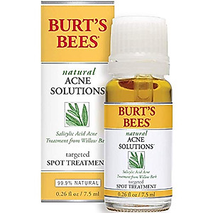 Burt's Bees Natural Acne Solutions Targeted Spot Treatment, 0.26 Ounces each (Value Pack of 3)