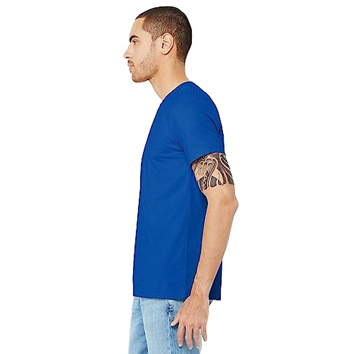 Bella+Canvas Unisex Jersey Short Sleeve Tee, True Royal, X-Large