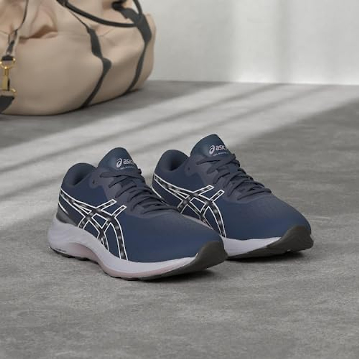 ASICS Women's Gel-Excite 9 Running Shoes, 8, MAKO Blue/White