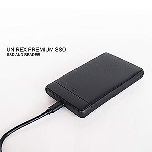 Unirex 960GB Portable External SSD SATA LLL Solid State Drive 3D TLC/QLC