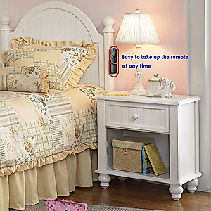 TV Remote Holder Replacement for Amazon Fire TV Stick Lite/TV Stick 4K / 1st and 2nd Gen TV Stick/TV Cube/Alexa Dot Voice/Apple TV/Siri Remote Small for Bed 2-Pack