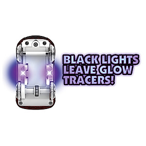 Mindscope Twister Tracks Micro Neon Glow in The Dark 11 feet Flexible Assembly Track Emergency Series Rechargeable car