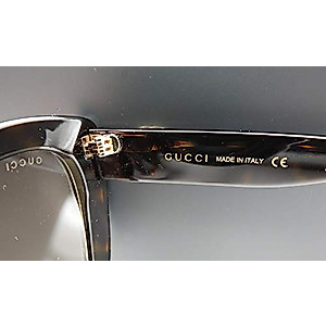 Gucci GG0327S - 002 Sunglasses Tortoise w/Brown Lens 52mm