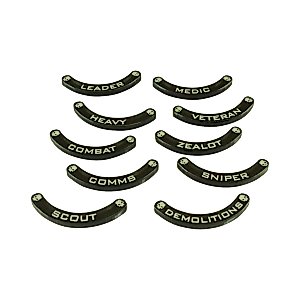 LITKO Specialist Base Hugger Token Set, 32mm Bases, Compatible with Warhammer: Kill Team, Translucent Grey (10)