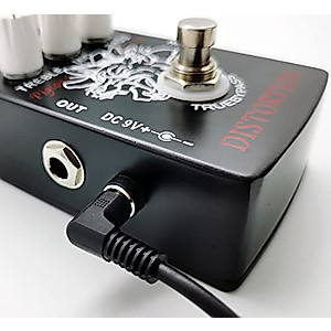 Godtone Guitar Effect Pedal Power Supply DC Cable 5.5 x 2.1mm Power Lead/Cord(24 inch, 8 Pack), Male to Male Connector Plug Wire Adapter