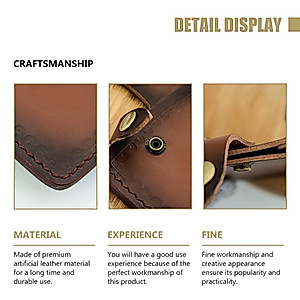 Meat Cleaver Covers Universal Leather Knives Universal Meat Cleaver Covers PU Leather Knife Butcher Knife Guards Protectors Blade Shield Guard Hatchet