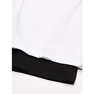 The Children's Place boys Short Sleeve Basic Layering T-shirt T Shirt, Blue/Red 2 Pack, Large US