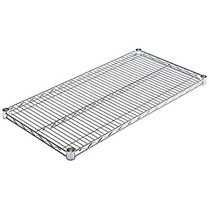 Winco 18" x 36" Wire Utility Shelf for Restaurants and Storage, Chrome