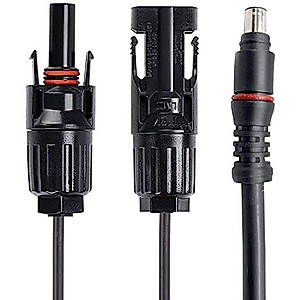 ACOPOWER HY-AS-MD8MM Connector Solar to Male 8mm Adapter, Black