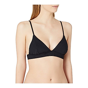 Rip Curl Women's Standard Bikini Top, Black, L