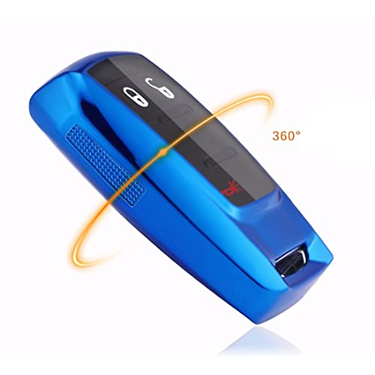 for Dodge TPU Protector Key Fob Cover Case fit for 2022 2021 2020 2019 Dodge 1500 5B Rubber Keyless Entry Key Fob OHT-4882056 (Blue)