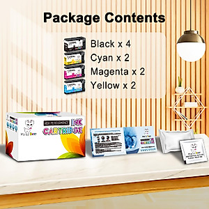 Miss Deer 10 Pack 1200XL Pigment Ink Cartridges Compatible for Canon PGI-1200XL PGI 1200 XL, High Yield Work with Maxify MB2720 MB2050 MB2350 MB2320 MB2020 MB2120 (4BK,2C,2M,2Y)