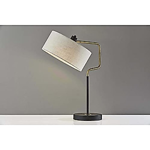 Adesso 4157-21 Jacob Table Lamp, Antique Brass