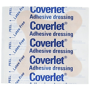 BSN Medical Coverlet Bandages and Dressings, 4-Wing Bandages, 2 7/8" x 3", Box of 50