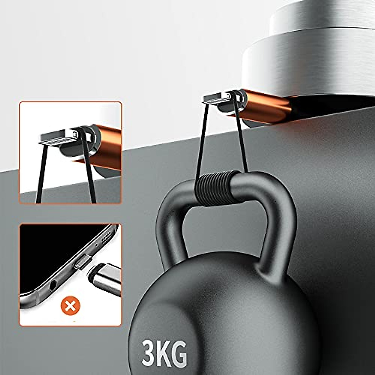 Durcord USBA to USB C Cable fast charging