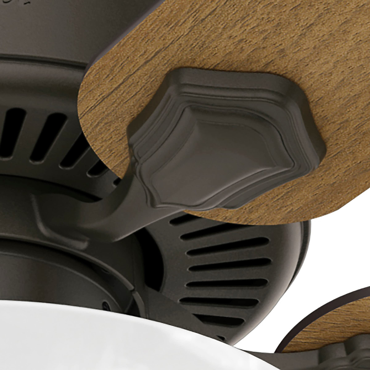 Hunter Fan Company Swanson 44-inch Indoor New Bronze Casual Ceiling Fan With Bright LED Light Kit, Pull Chains, and Reversible WhisperWind Motor Included