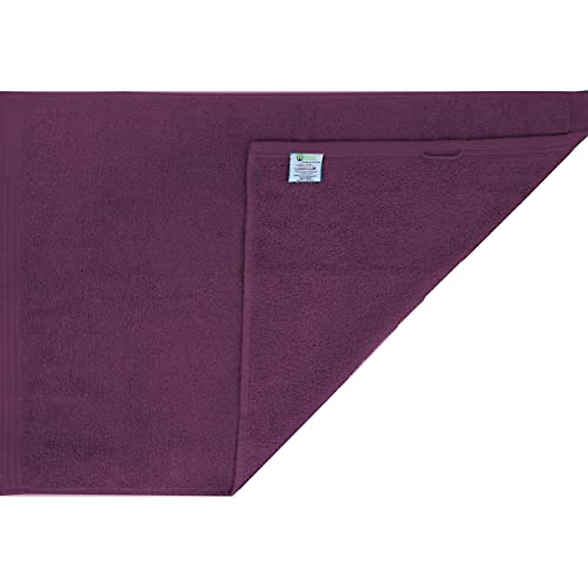Weidemans Premium Towel Set of 4 Hand Towels 18" x 30" Color: Plum(Reddish Purple) | Pure Cotton |Machine Washable High Absorbency