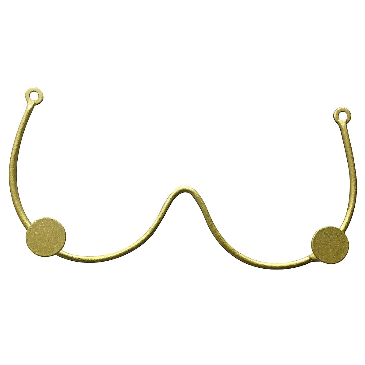 Hat Hooks Boob-Shaped Wall Mounted Hanger with 2 Hooks - Towel Holder Robe Rack for Bathroom - Jewelry Organizer Decorative Creative Coat Hook (Medium-Gold)