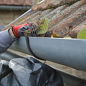 DOITOOL 6 Pack Gutter Downsport Guards 3 Inch Expandable Aluminium Filter Strainer, Leaf Filter Gutter Strainer Gutter Downspout Protectors, Stops Blockage from Leaves and Debris