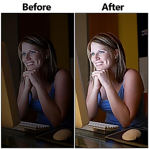 ALTSON 2-Pack Video Conference Lighting, Webcam Streaming Lights, LED Monitor Laptop Light for Zoom Meetings, Adjustable Brightness & Color Temperature, Monitor Light bar, Live Streaming