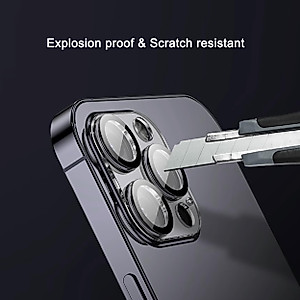 Ailun 3 Pack Camera Lens Protector for iPhone 15 Pro 6.1" ＆ iPhone 15 Pro Max 6.7",Tempered Glass,9H Hardness,Ultra HD,Anti-Scratch,Easy to Install,Case Friendly [Does not Affect Night Shots]