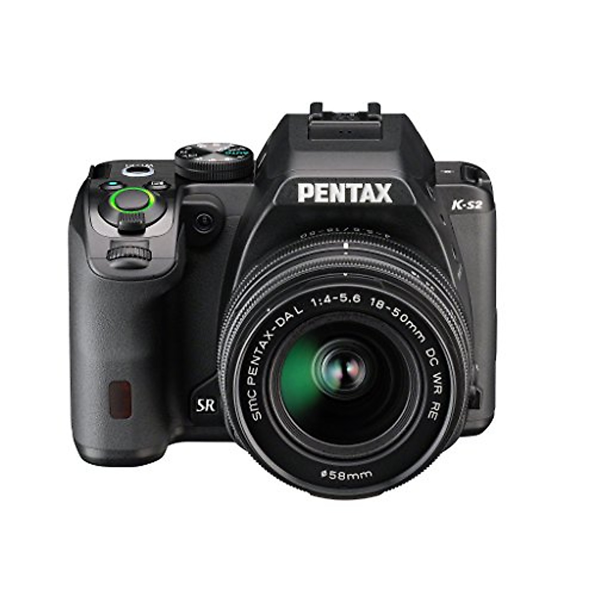 Pentax K-S2 20MP DSLR Two Lens Kit w/ 18-50mm WR & 50-200mm WR (Black)