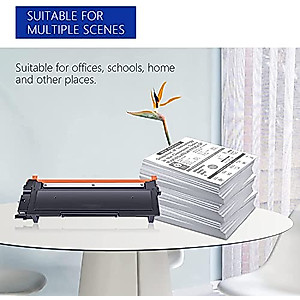 TN660 High Yield Black Toner Cartridge 2PK TN-660 ： VASERIK Compatible Replacement for Brother HL-L2300D HL-L2320D HL-L2340DW Printer