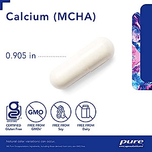 Pure Encapsulations Calcium MCHA | Hypoallergenic Supplement to Support Bones* | 180 Capsules
