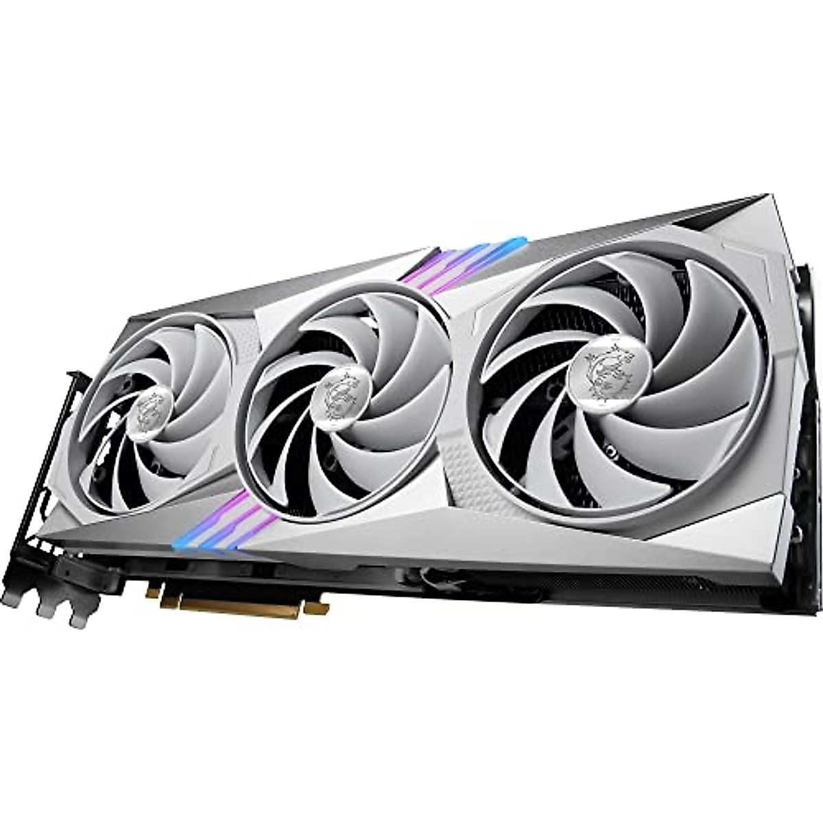 MSI Gaming GeForce RTX 4070 Ti 12GB GDRR6X 192-Bit HDMI/DP Nvlink Tri-Frozr 3 Ada Lovelace Architecture Graphics Card (RTX 4070 Ti Gaming X Trio White 12G)