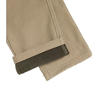 Coleman Men's Fleece Lined Utility Pants (as1, Waist_Inseam, Numeric_40, Numeric_30, Regular, Regular, Greige, Relaxed)