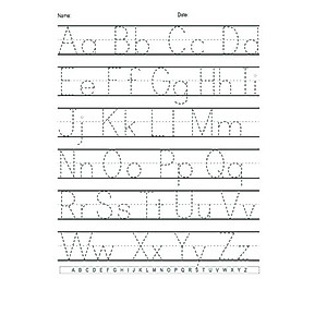 Trace Letters: Alphabet Handwriting Practice workbook for kids: Preschool writing Workbook with Sight words for Pre K, Kindergarten and Kids Ages 3-5. ABC print handwriting book