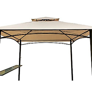Garden Winds Replacement Canopy Top Cover Compatible with The Outsider Grill Gazebo - Riplock 350