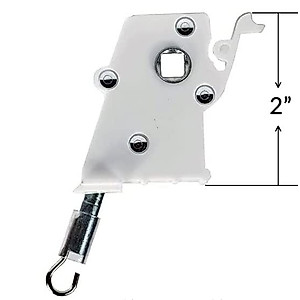 Heavy Duty Square Hole Wand Tilter High Profile for Horizonal Blinds (White, Pack of 1)