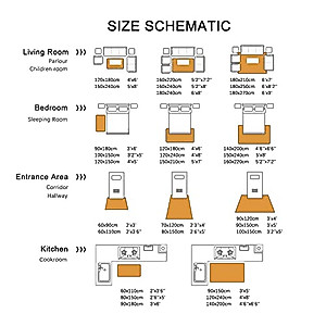 Japan Ukiyo -Painting Style Carpet for Kids Rugs Mount Fuji Scenery Area Rug for Rural Room Entryway Small Gaming Rug for Floor Door 6'x10'