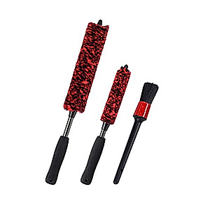 brushdepot Car Wash Brush Set - Perfect for Sparkling Wheels and Tires