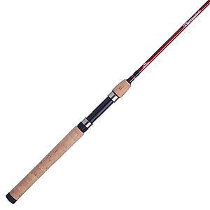 Berkley 6’6” Cherrywood HD Spinning Rod, One Piece Spinning Rod, 6-14lb Line Rating, Medium Rod Power, Fast Action, 1/8-3/4 oz. Lure Rating