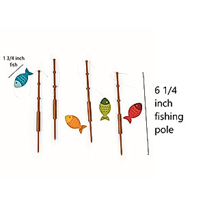 Little Fisherman Fishing Pole Picks (set of 25) Party Supplies