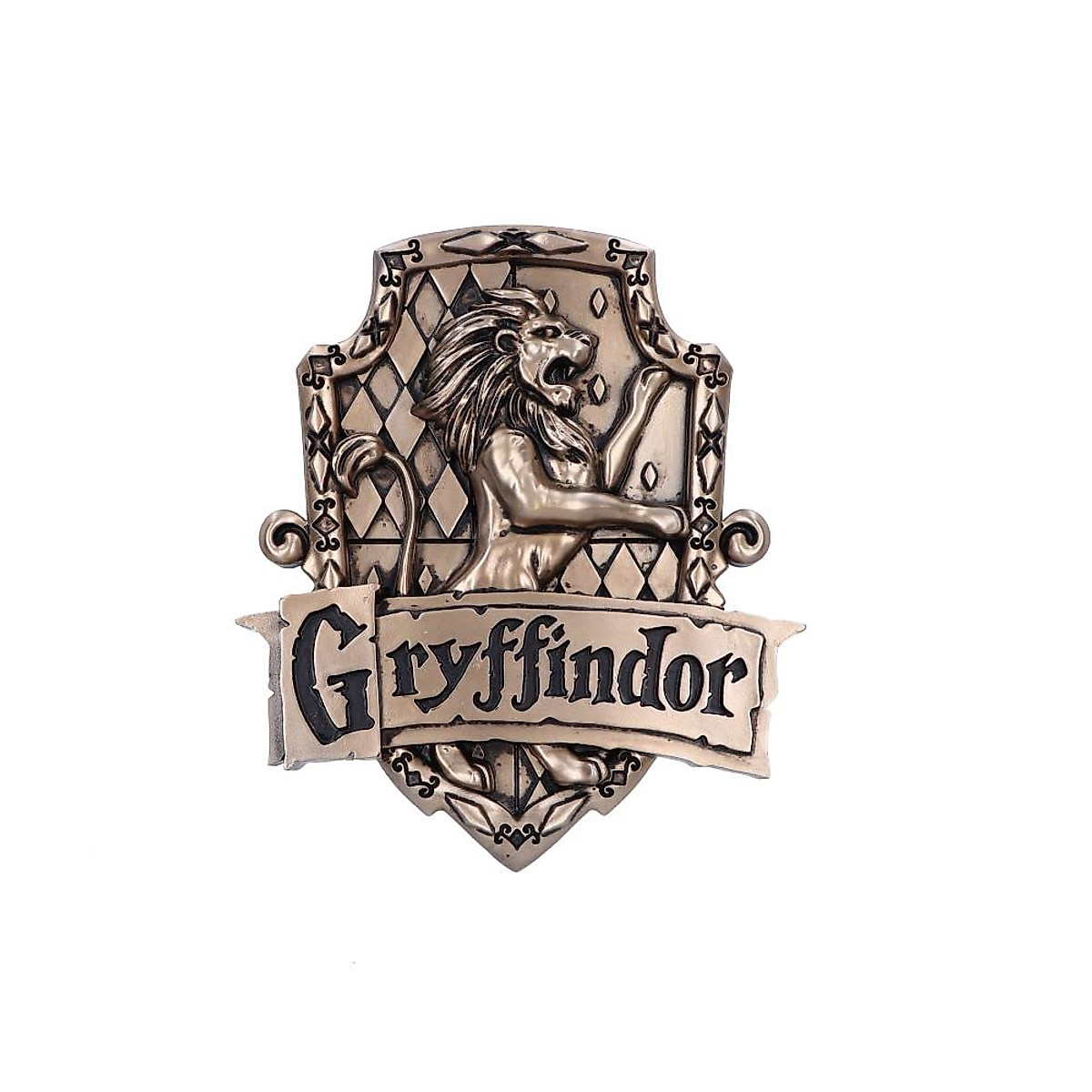 Nemesis Now Officially Licensed Harry Potter Gryffindor Wall Plaque, Bronze, 20cm