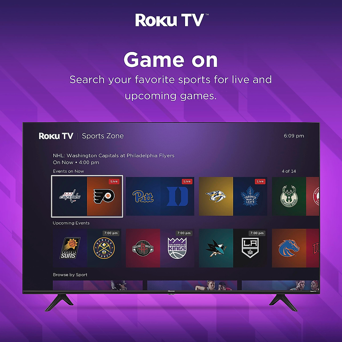 Hisense 55-Inch Class R6 Series Dolby Vision HDR 4K UHD Roku Smart TV with Alexa Compatibility (55R6G, 2021 Model)