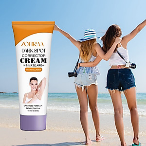 ZOHRAA Dark Spot Corrector Cream, Underarm Cream with Advanced Formula, Instant Results for Moisturizes Neck, Knees, Elbows, Armpit, and Private Parts - 2 fl. Oz