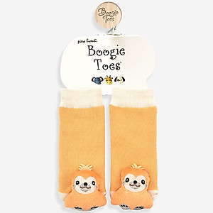 Piero Liventi Lazy Sloth Boogie Toes Rattle Sock, 1 Pair (1-2Y)