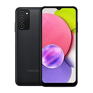 SAMSUNG Galaxy A03s Cell Phone, Factory Unlocked Android Smartphone, 32GB, 3 Camera Lenses, Infinity Display Screen, Long Battery Life, Expandable Storage, US Version, Black