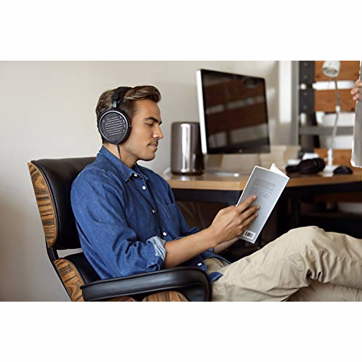 DROP + HIFIMAN HE5XX Planar Magnetic Over-Ear Open-Back Headphones, Black