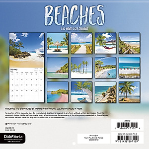 2023 Beaches Mini Wall Calendar
