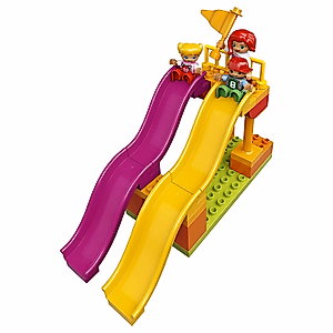 LEGO DUPLO Town Big Fair 10840 Role Play and Learning Building Blocks Set for Toddlers Including a Ferris Wheel, Carousel, and Amusement Park (106 pieces)