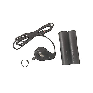 Electric Bicycle Thumb Throttle Without Hander Bars with Battery Indicator and on/Off Switch Wuxing Brand e-Bike Throttle
